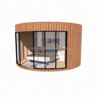 China Modern Design Light Luxury Large Capacity Modular Round Tiny House Assembled with Light Steel and Sandwich Panel Material for sale