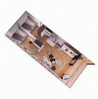 China Outdoor Modern Design Prefabricated Container House with Alluminum Alloy Window and Customized Color Made of Sandwich Panel for sale