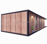 China Outdoor Modern Design Prefabricated Container House with Alluminum Alloy Window and Customized Color Made of Sandwich Panel for sale