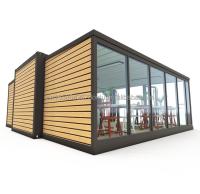 China Fast Food Shop or Modern Office Expandable 20ft Container House with Customized Color and Aluminum Alloy Windows for sale