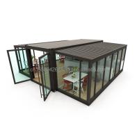 China Fast Food Shop or Modern Office Expandable 20ft Container House with Customized Color and Aluminum Alloy Windows for sale