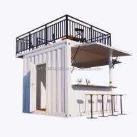 China Australian Standards Mobile Store Customized 10 Foot 20 Foot Mobile Container Pop-Up Coffee Bar with Aluminum Alloy Windows for sale