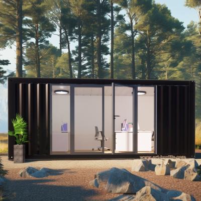 China Outdoor Living and Family Hotel 2 Bedroom Prefabricated Steel Container House with Galvanized Steel Bending 180g Flat Pack for sale
