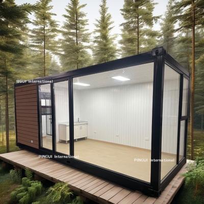 China Outdoor Living 2 Bedroom Apartment in 20ft or 40ft Modern Design Prefabricated Steel Container House for Family Hotel for sale