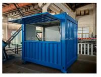 China 10FT Mini Pop-up Container House for Coffee Shop Bar Fast-Food Restaurant Convenience Store Kiosk or Booth Window material for sale