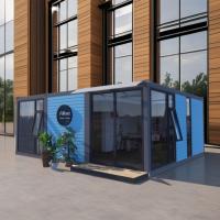 China 20ft or 40ft Eco-Friendly Container Made of Steel and Sandwich Panel for Clothing Store Restaurant Hotel for sale