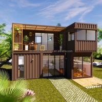 China Customized Color 20ft Flat Pack Living Steel Frame Modular Home Prefab Sandwich Panel Shipping 3 Bedroom Container House for sale