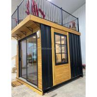 China 10ft Wooden Plastic Garden House Container Mobile Wooden Activity Room Mini Office Coffee Shop Modern Design for Your Garden for sale
