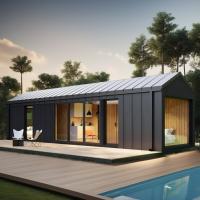 China Modern Design Prefabricated Container Swimming Pool Made of Galvanized Steel Square Tubes for Outdoor Vacations Hotels Parties or Office for sale