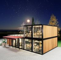China Aluminum Alloy Windows 2 Bedroom Tiny Home Prefab for Shop or Apartment in Modern Flatpack Container House 20ft/40ft Size for sale