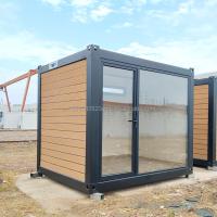 China Customized Color Prefabricated Mobile Office Living Store Container Home Office Containers 10ft with Steel Material for sale