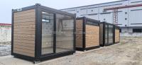China Customized Color Prefabricated Mobile Office Living Store Container Home Office Containers 10ft with Steel Material for sale