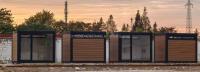 China Customized Color Prefabricated Mobile Office Living Store Container Home Office Containers 10ft with Steel Material for sale