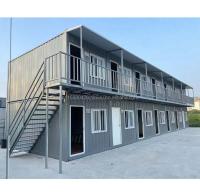 China Quick Assembly Portable Flat Pack Container House for Modern Office Beach House and Construction Engineering Camps for sale