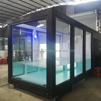 China Luxary Custom Made Movable Prefab Modular Container Swimming Pool for Garden and Hotel for sale