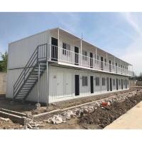 China Quick Assembly Portable Flat Pack Container House for Modern Office Beach House and Construction Engineering Camps for sale
