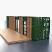China 50/75/100mm Wave Sandwich Panel Wall Customizable Design 40ft Modified Shipping Container House for Living or Vacation for sale