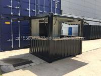 China Aluminum Alloy Windows Mini Pop-up Shop Container Coffee Shop Bar Fast-food Restaurant Convenience Store Kiosk Booth 10ft for sale