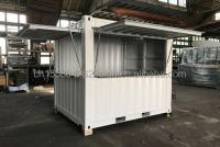 China Aluminum Alloy Windows Mini Pop-up Shop Container Coffee Shop Bar Fast-food Restaurant Convenience Store Kiosk Booth 10ft for sale
