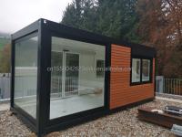 China Prefabricated Modular Container Wooden Houses Container Flat Packaging Removable Luxury House 20ft Coffee Shop Modern for sale