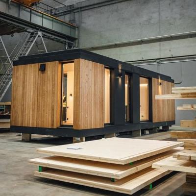 China Wall 75mm Garden Working House Barbecue Bar 20ft Flat Packaging Container Mobile House for Family Modern Design Style for sale