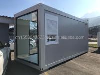 China Wall 75mm Garden Working House Barbecue Bar 20ft Flat Packaging Container Mobile House for Family Modern Design Style for sale