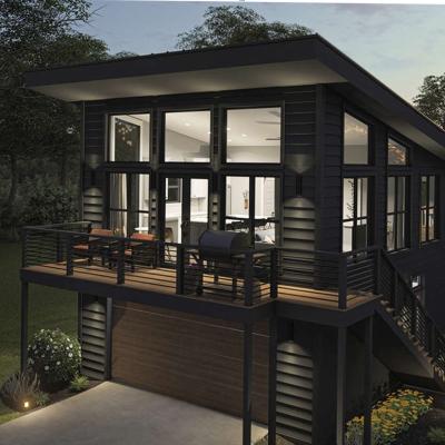 China 20ft/40ft Wall 50/75/100mm Wave Sandwich Panel Container House with Full Bathroom and Extendable Design for sale