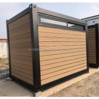 China Main Structure Galvanized Steel Square Tubes 10ft 20ft Prefabricated Container Wooden House for Office Assembly House for sale