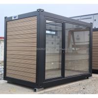 China Main Structure Galvanized Steel Square Tubes 10ft 20ft Prefabricated Container Wooden House for Office Assembly House for sale