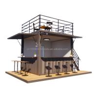 China Modified Shipping Container 10ft EU Mini Pop-up Shop for Outdoor Fast-Food Restaurant Coffee Bar Convenience Store for sale