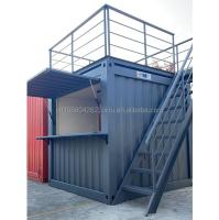 China Modified Shipping Container 10ft EU Mini Pop-up Shop for Outdoor Fast-Food Restaurant Coffee Bar Convenience Store for sale