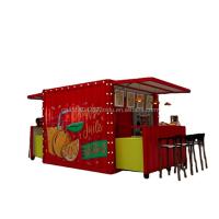 China Modified Shipping Container 10ft EU Mini Pop-up Shop for Outdoor Fast-Food Restaurant Coffee Bar Convenience Store for sale