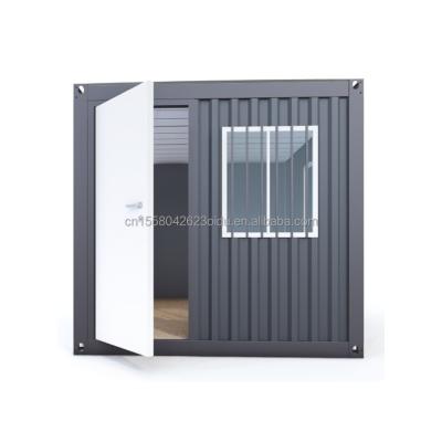 China 10ft Mini Office/Store Budget-friendly Modified Shipping Container Steel Sandwich Panel Hotels with Aluminum Alloy Windows for sale