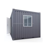 China 10ft Mini Office/Store Budget-friendly Modified Shipping Container Steel Sandwich Panel Hotels with Aluminum Alloy Windows for sale