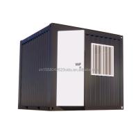 China 10ft Mini Office/Store Budget-friendly Modified Shipping Container Steel Sandwich Panel Hotels with Aluminum Alloy Windows for sale