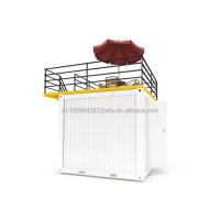China EU 10ft Mini Pop-up Shop Container Coffee Shop Bar Fast-food Restaurant Convenience Store with 50mm Wall Wave Sandwich Panel for sale