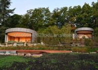 China Hotel Container Houses for End Hotels Luxury Modern Wooden House Steel Structure Round House Senglin Holiday House for sale