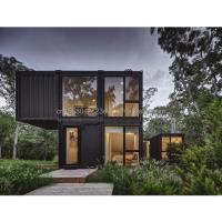 China Residential 20ft Prefab Container House with Glass Wall Office Villa and Two-Storey Flat Pack Assembly for sale