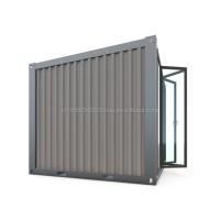 China 10ft Mini Pop-up Shop Container Coffee Shop Bar Fast-food Restaurant Convenience Store with Aluminum Alloy Windows for sale
