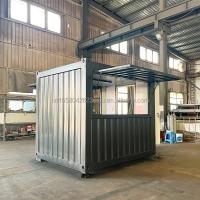 China Prefab Shop Custom Pop Up Cafe Bar in 10ft and 20ft Container Coffee Shops with Galvanized Steel Square Tubes for sale
