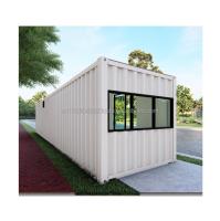 China 50/75/100mm Wave Sandwich Panel Wall Modern Prefab Kitchen Container House for Hotels and Shops for sale