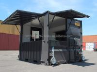 China 10ft Portable Juice Bar Shop Kiosk Booths Container Room Designed with Moisture-Proof Sandwich Panel for sale