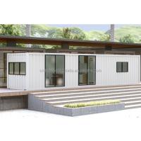 China 50/75/100mm Wave Sandwich Panel Wall Modern Prefab Kitchen Container House for Hotels and Shops for sale