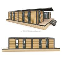 China 40ft Large Container House for Hotels and Countryside Resident Log Prefabricated Steel Workshop/Classroom Sandwich Panel for sale