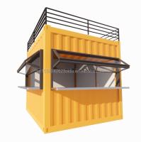 China Modern Design Steel Buildings Flat Pack Shipping Prefabricated Sandwich Panel Pre Fab Container Folding Portable Foldable Container House for sale