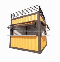 China Modern Design Steel Buildings Flat Pack Shipping Prefabricated Sandwich Panel Pre Fab Container Folding Portable Foldable Container House for sale