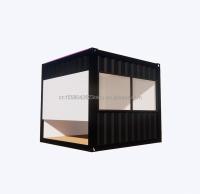 China Wave Sandwich Panel Wall 10ft Pop-Up Mobile Container House for Retail Store Office Hotel and Green House Product for sale