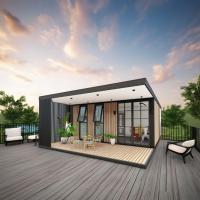 China Steel Frame Galvanized Steel Bending 180g Modern Luxury Design Small Prefab Bedroom for Outdoor Garden Home Villa Sale for sale