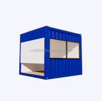 China Wave Sandwich Panel Wall 10ft Pop-Up Mobile Container House for Retail Store Office Hotel and Green House Product for sale