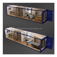 China Modern Design Prefabricated Container House for Office/Outdoor Galvanized Steel Bending 180g Tiny Prefab Home Garden House for sale